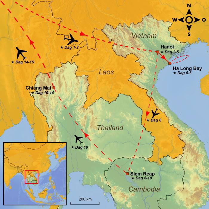 Vietnam, Kambodsja og Thailand – Se programmet for reisen!